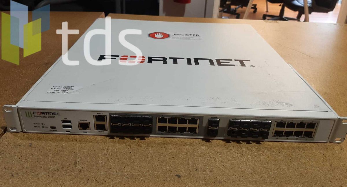 P17206-07-01 Fortinet FortiGate-900D Enterprise Firewall with power su – TDS Inc.