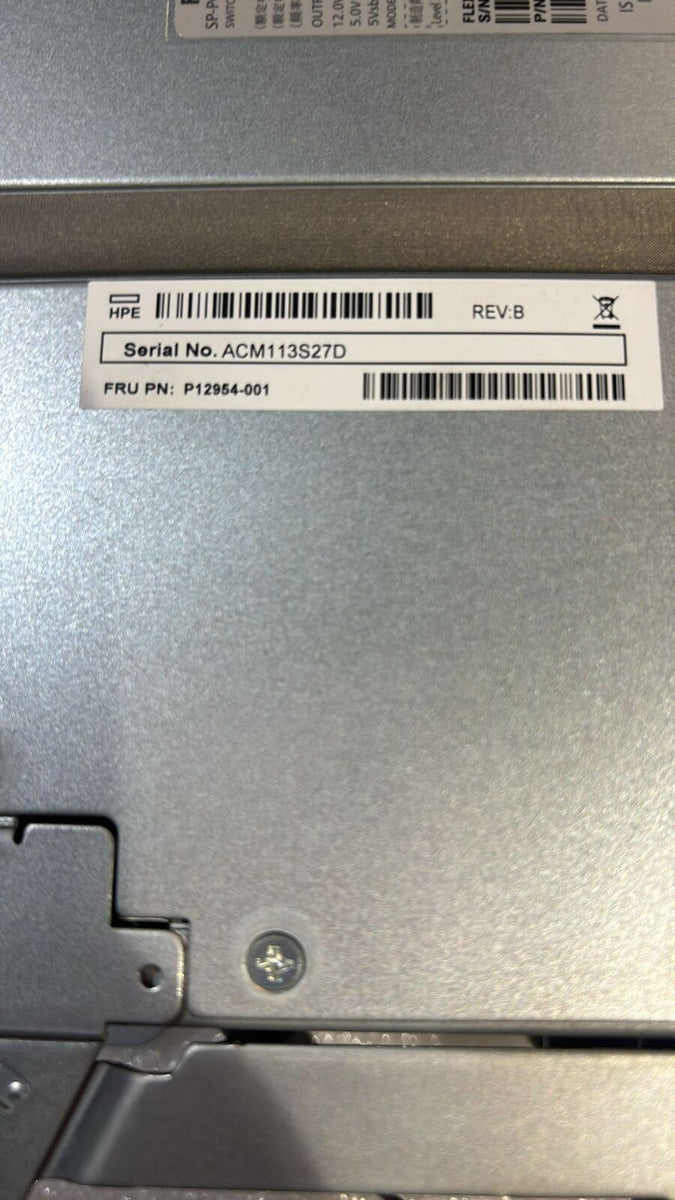 HPE MSA OneStor 580W AC Power Supply P12954-001 – TDS Inc.