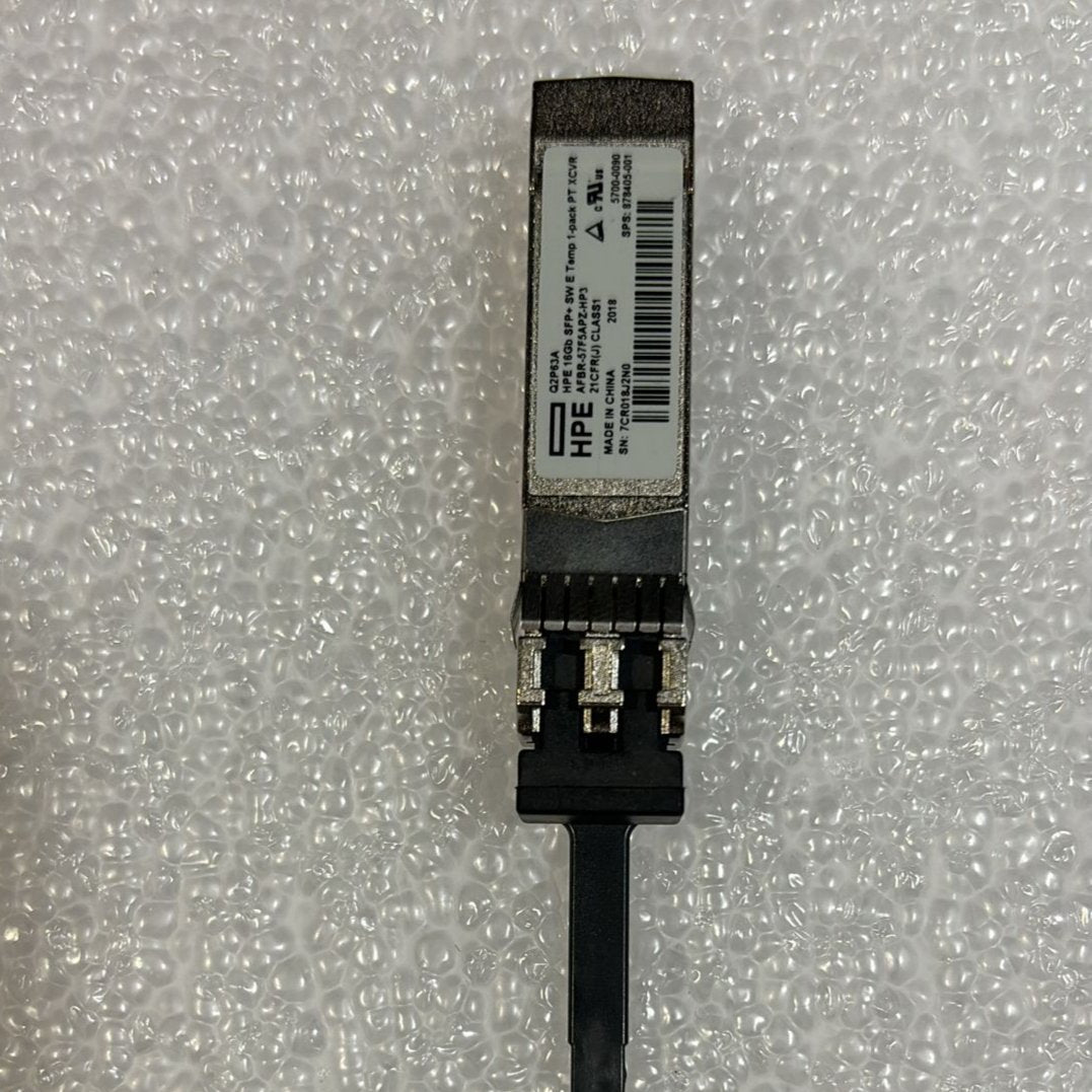 Q2P63A 878405-001 HPE 16Gb SFP+ Short Wave 1-pack Pull Tab Optical Tra ...