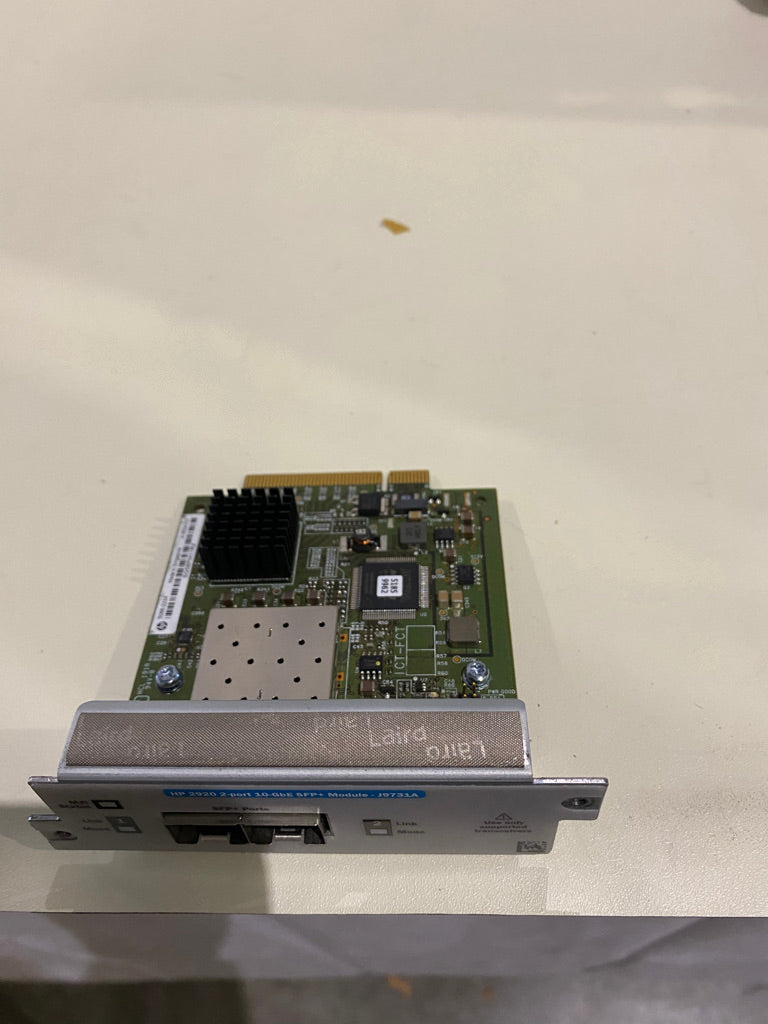 J9731A HP Aruba 2-Port 10GB SFP+ Network Switch Expansion Module – TDS Inc.